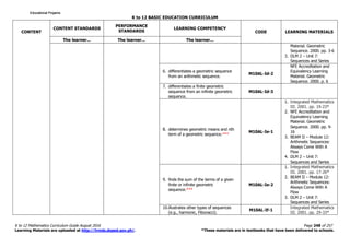 Math 10 Curriculum Guide rev.2016