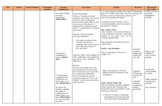 Math10 curriculum map docx | PPT