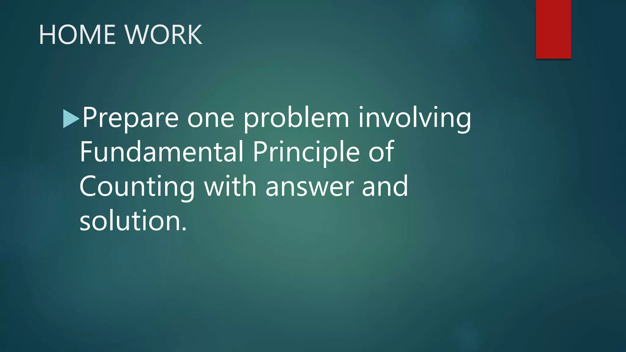 Math 10 fundamental principle of counting | PPTX