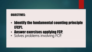 Math 10 fundamental principle of counting | PPTX