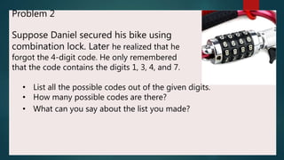 Math 10 fundamental principle of counting | PPTX