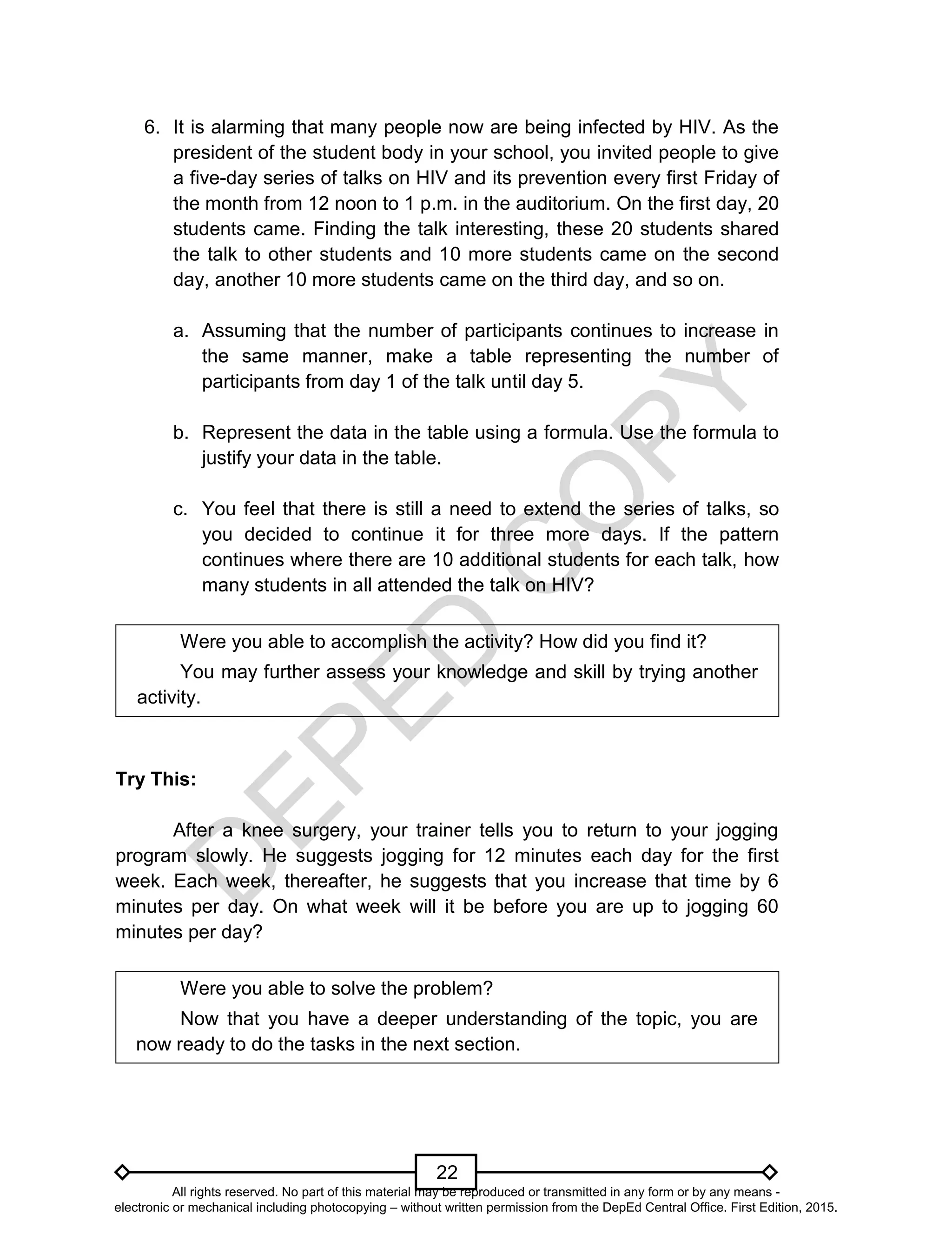 Mathematics 10 Learning Modules Quarter 1 | PDF