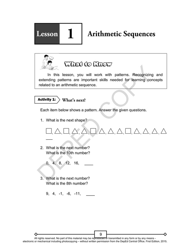 Mathematics 10 Learning Modules Quarter 1 | PDF | Desktop Publishing ...
