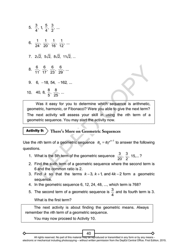 Mathematics 10 Learning Modules Quarter 1 | PDF | Desktop Publishing ...