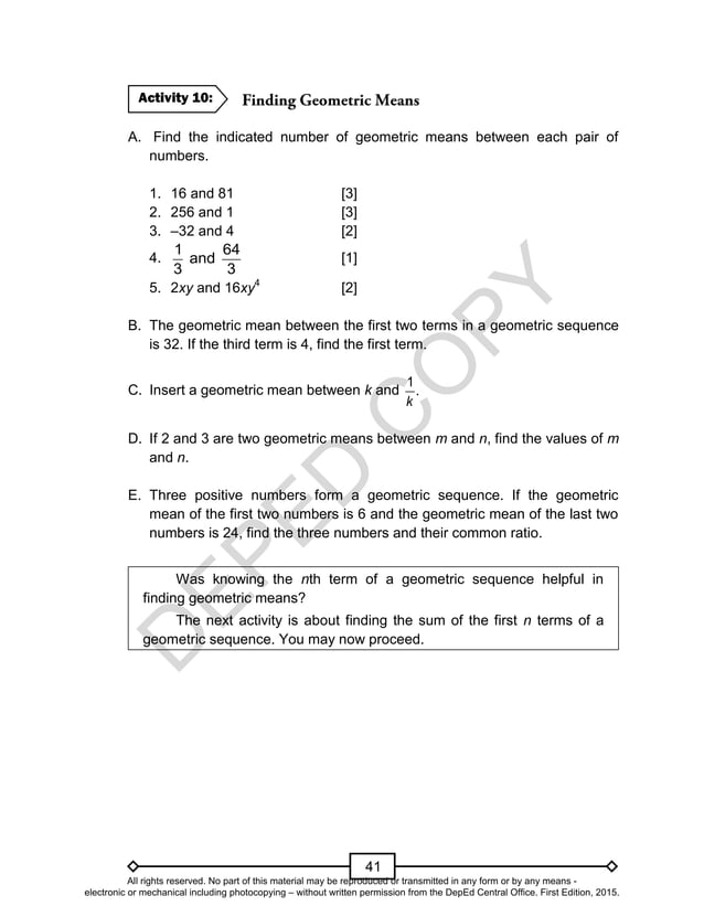 Mathematics 10 Learning Modules Quarter 1 | PDF | Desktop Publishing ...