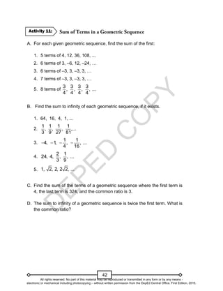 Mathematics 10 Learning Modules Quarter 1 | PDF
