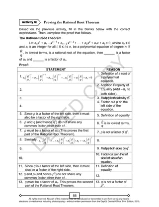 Mathematics 10 Learning Modules Quarter 1 | PDF