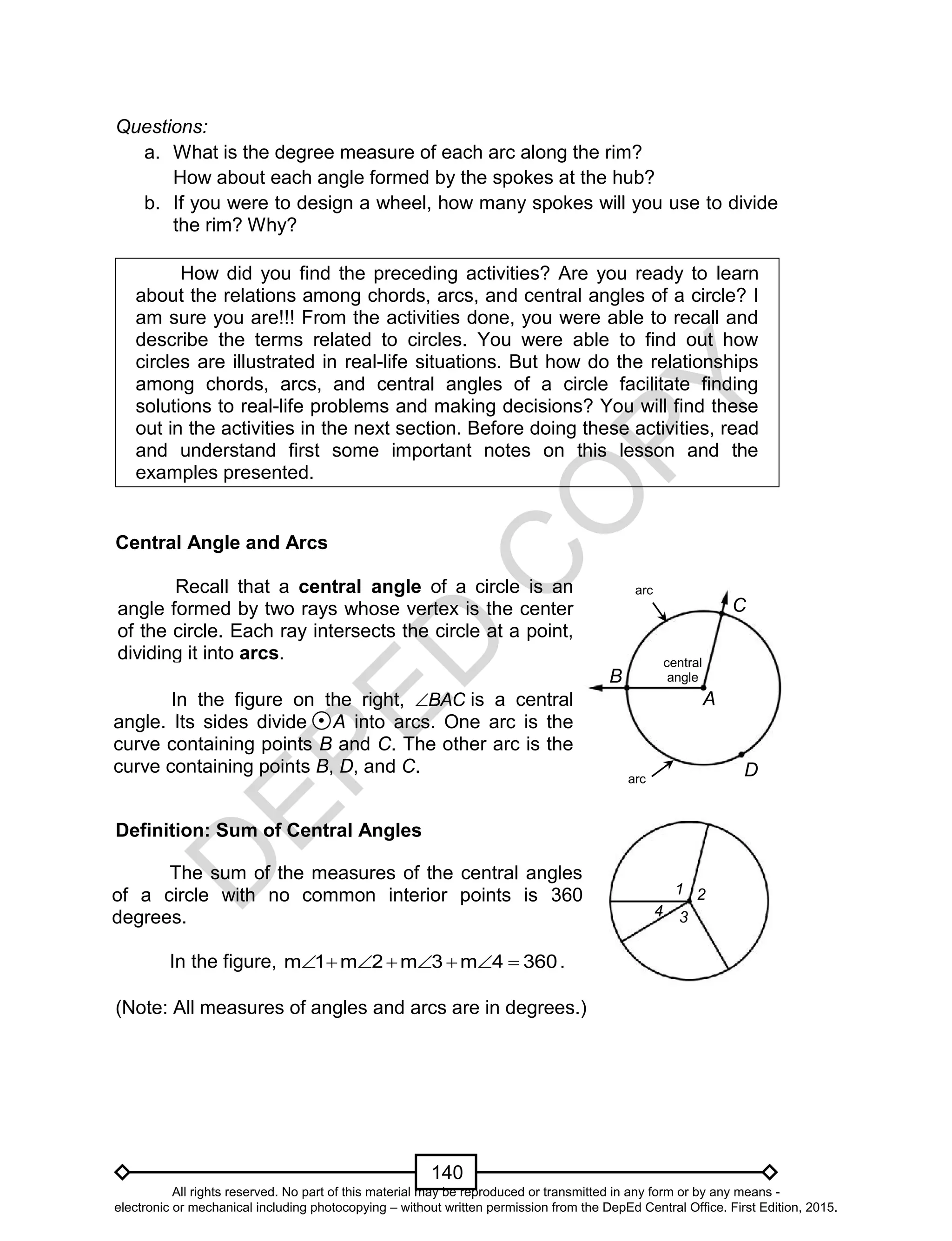 Mathematics 10 Learning Modules Quarter 2 | PDF