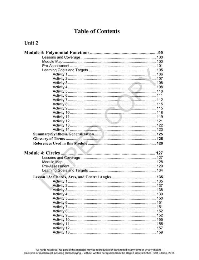 Mathematics 10 Learning Modules Quarter 2 | PDF
