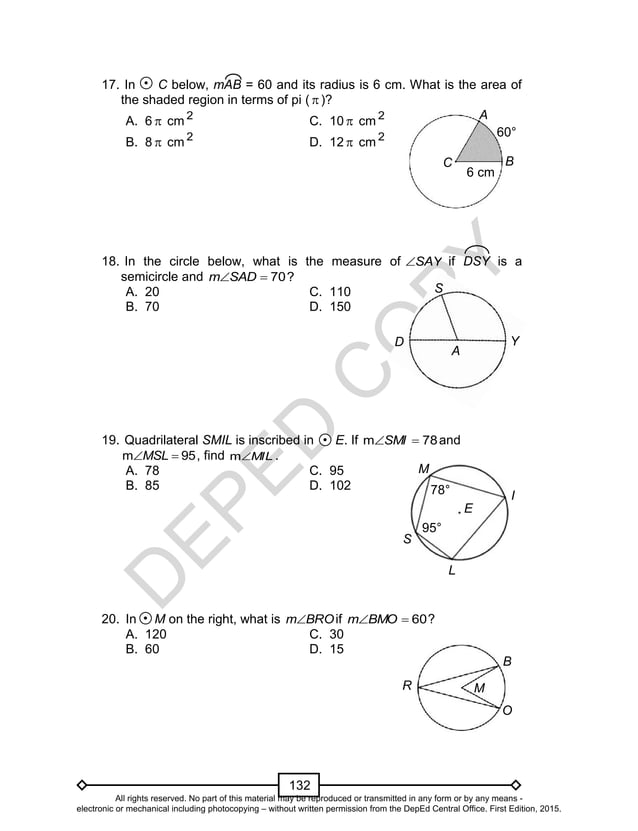 Mathematics 10 Learning Modules Quarter 2 | PDF