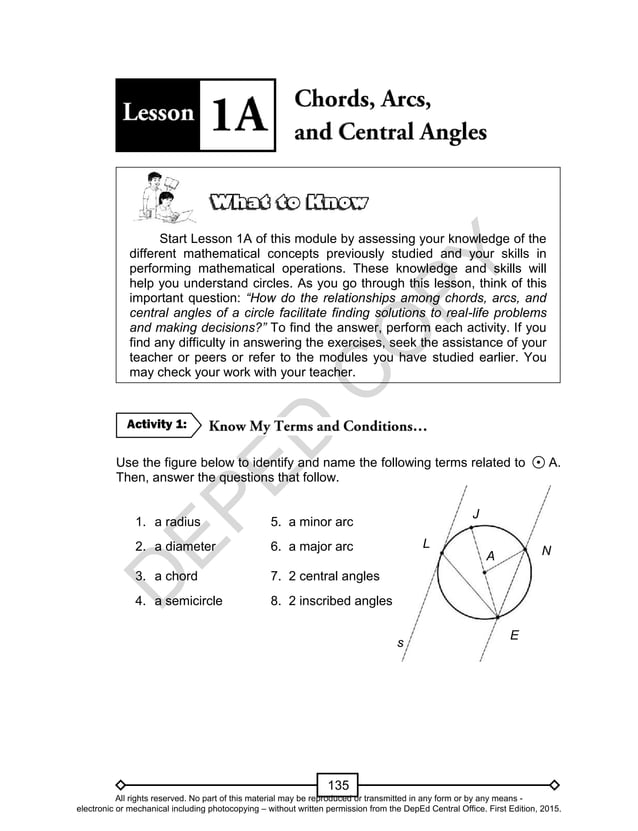 Mathematics 10 Learning Modules Quarter 2 | PDF