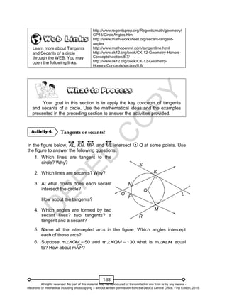 Mathematics 10 Learning Modules Quarter 2 | PDF