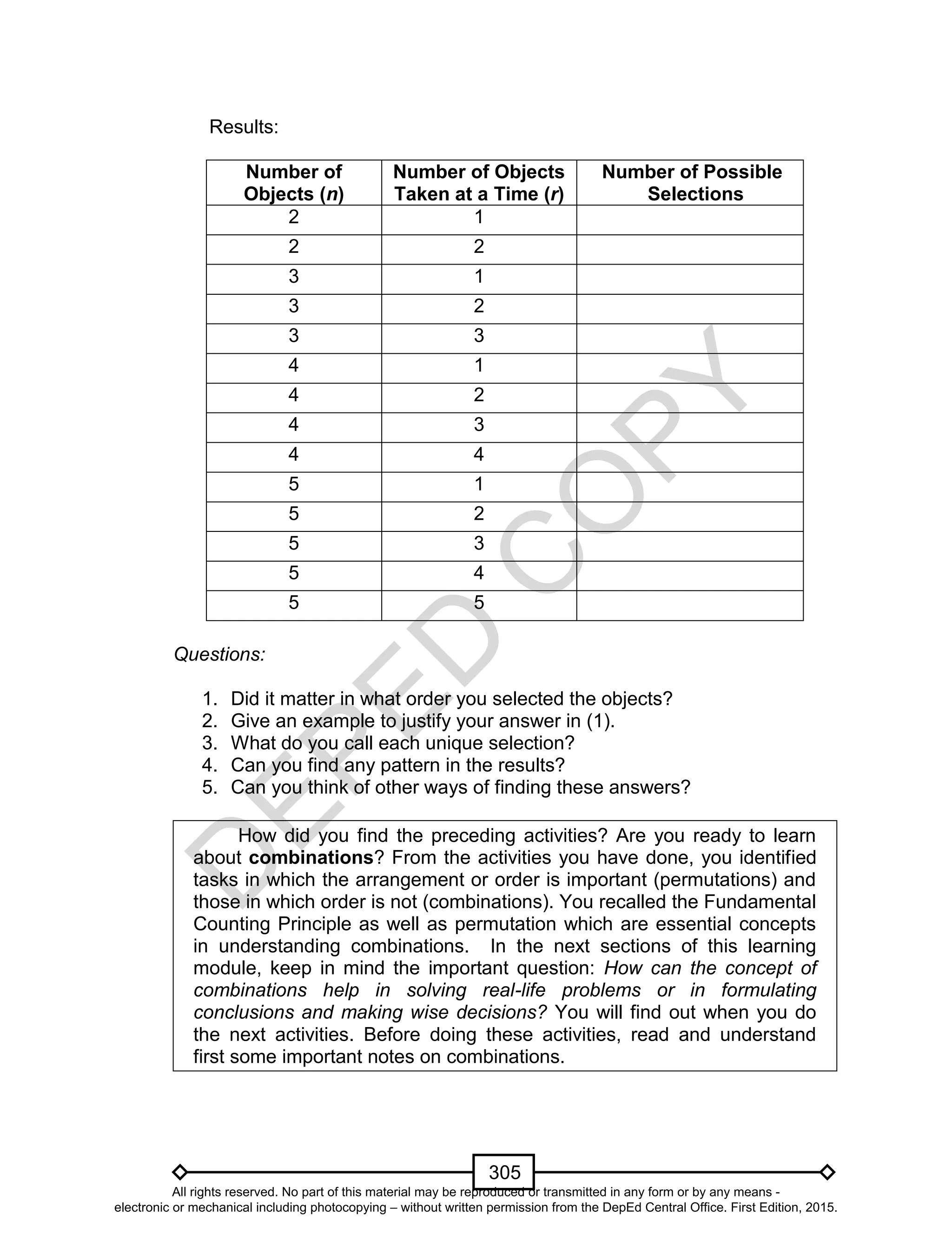 Math learners material grade 10 quarter 3 | PDF
