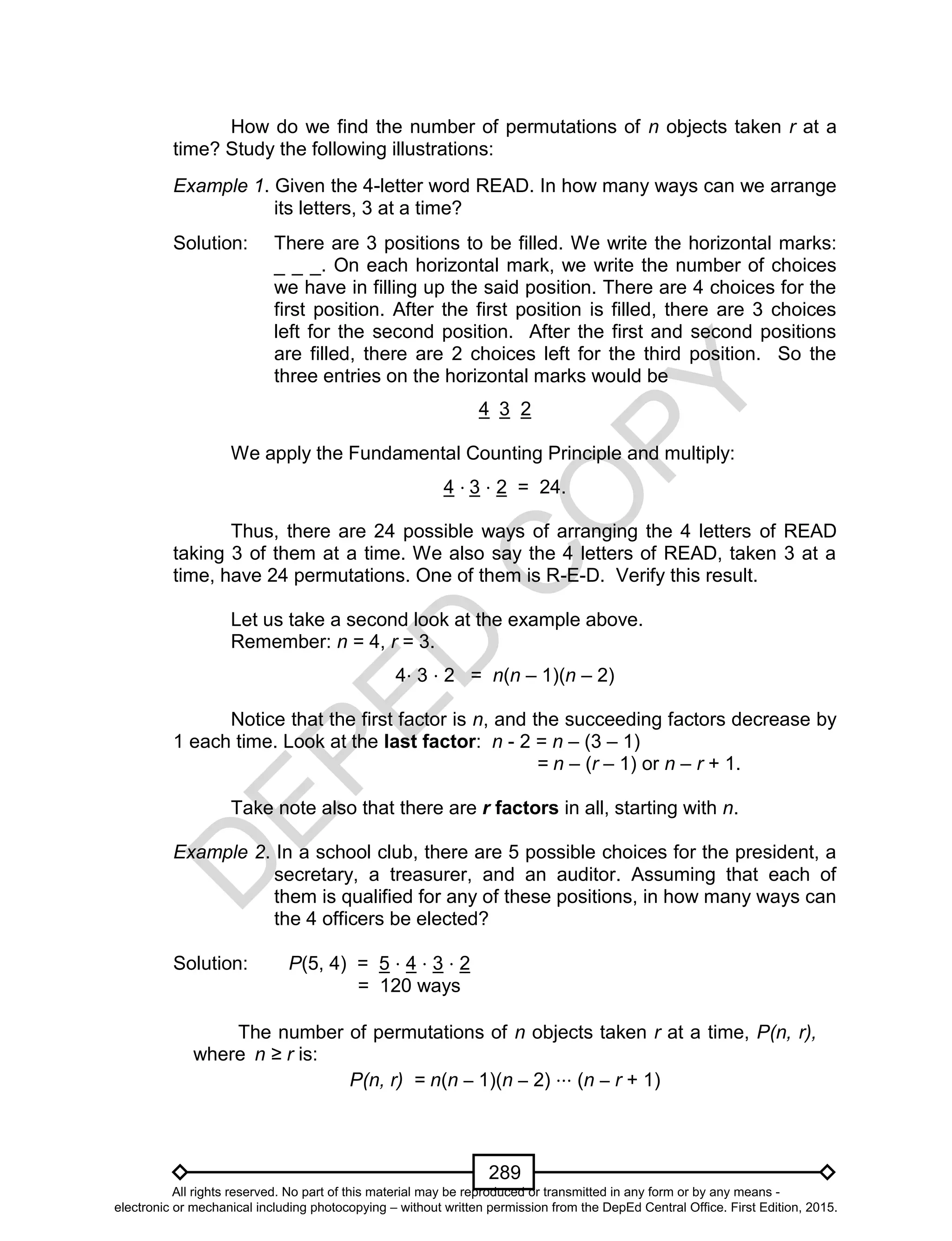Mathematics 10 Learning Modules Quarter 3 | PDF