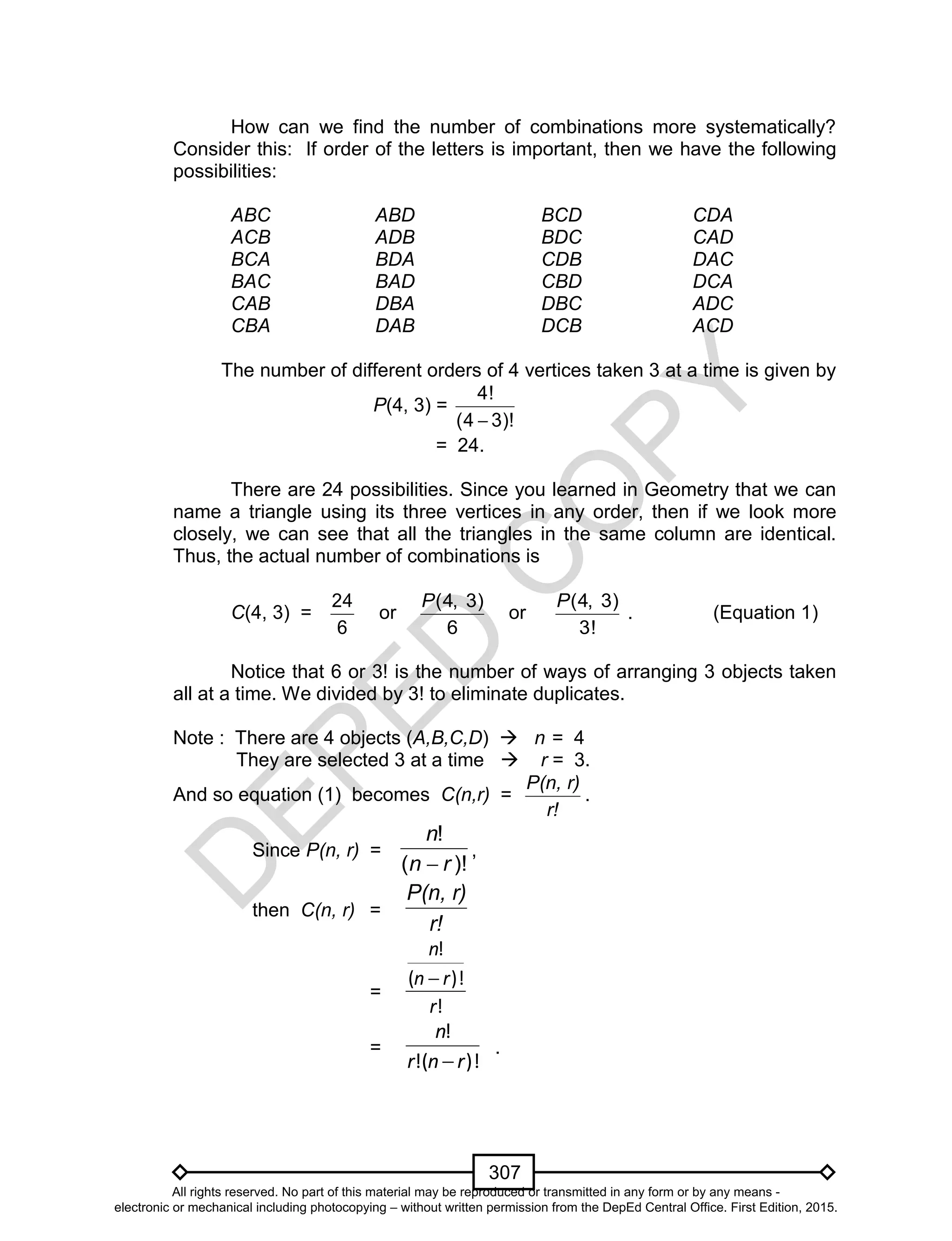 Mathematics 10 Learning Modules Quarter 3 | PDF