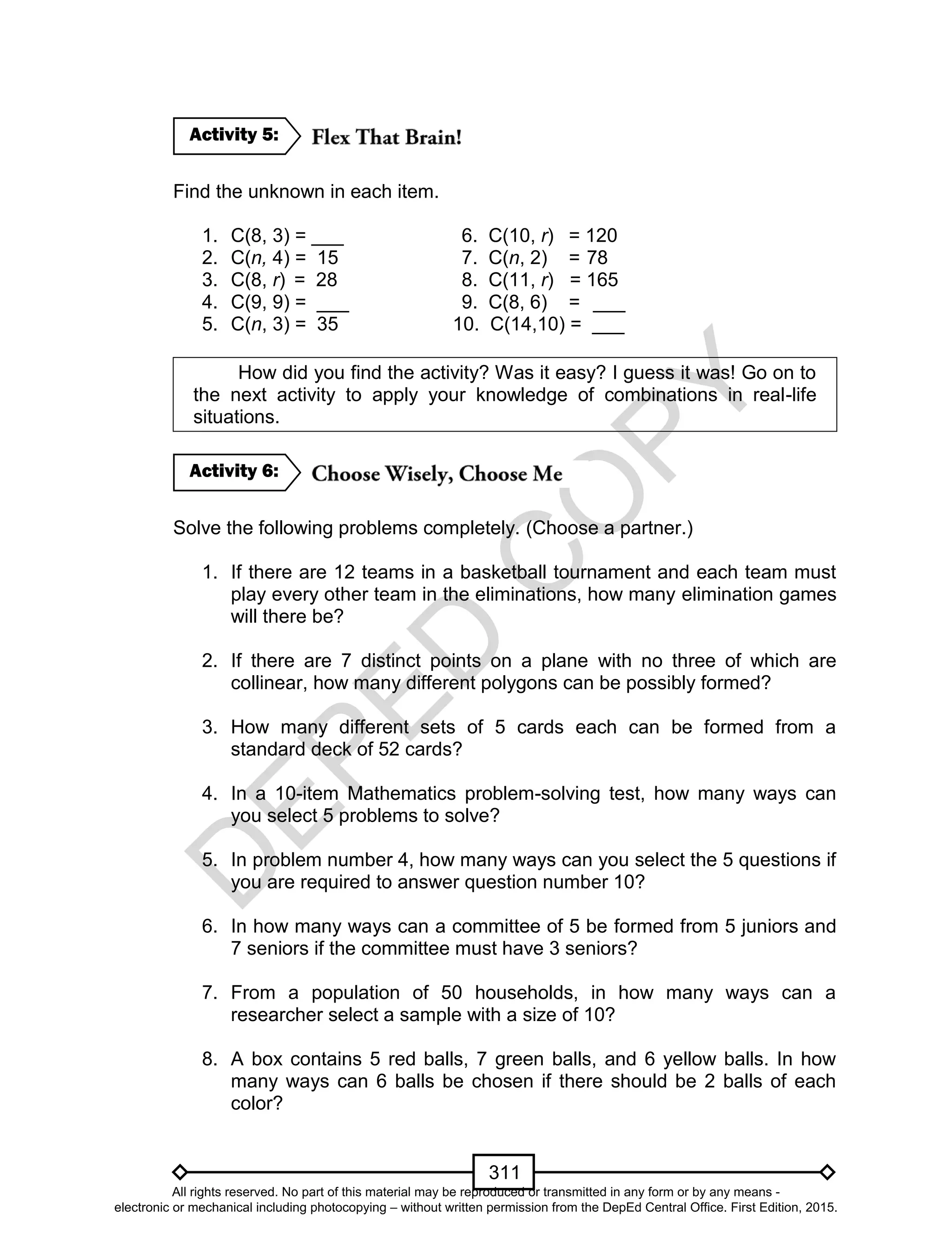 Mathematics 10 Learning Modules Quarter 3 | PDF