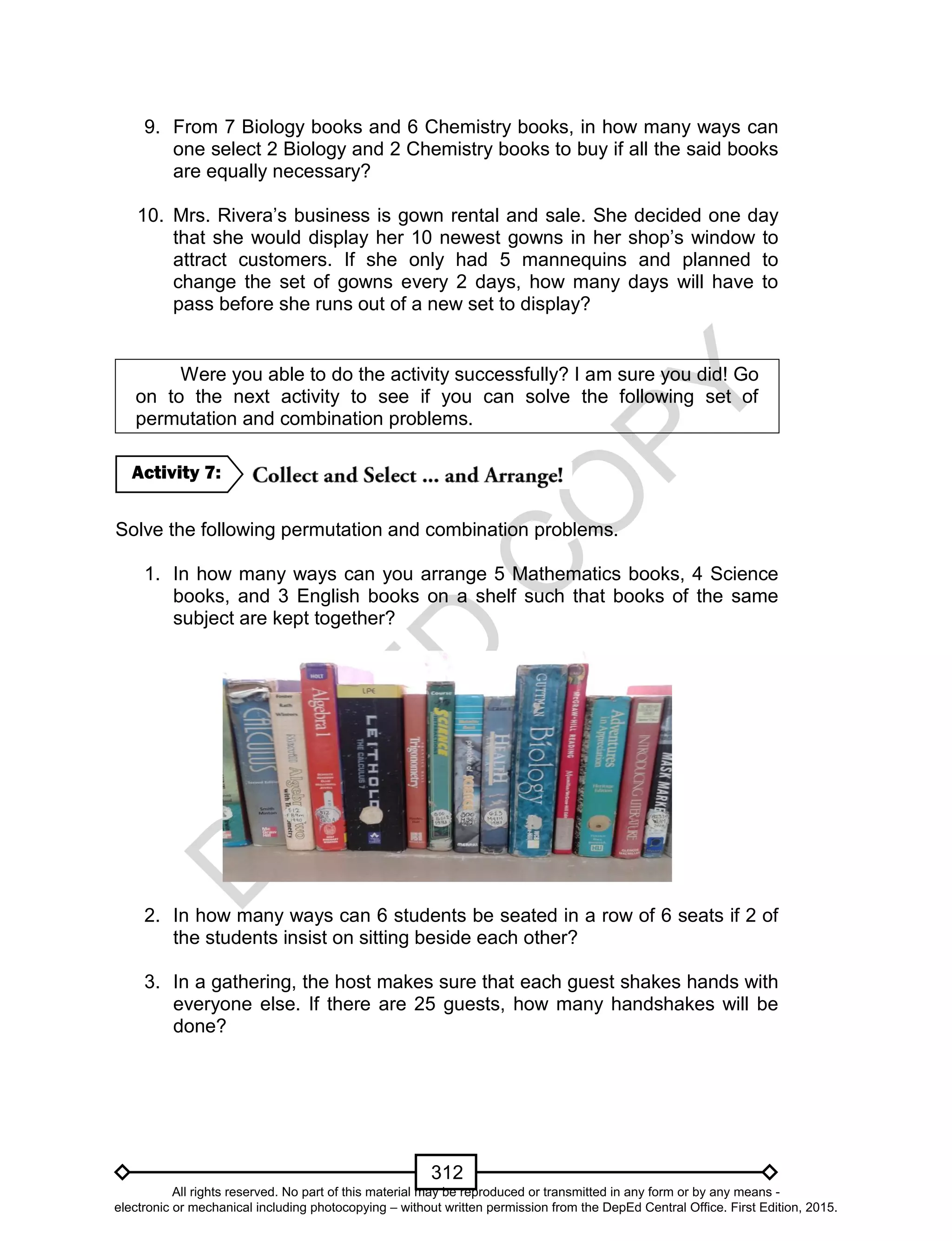 Mathematics 10 Learning Modules Quarter 3 | PDF