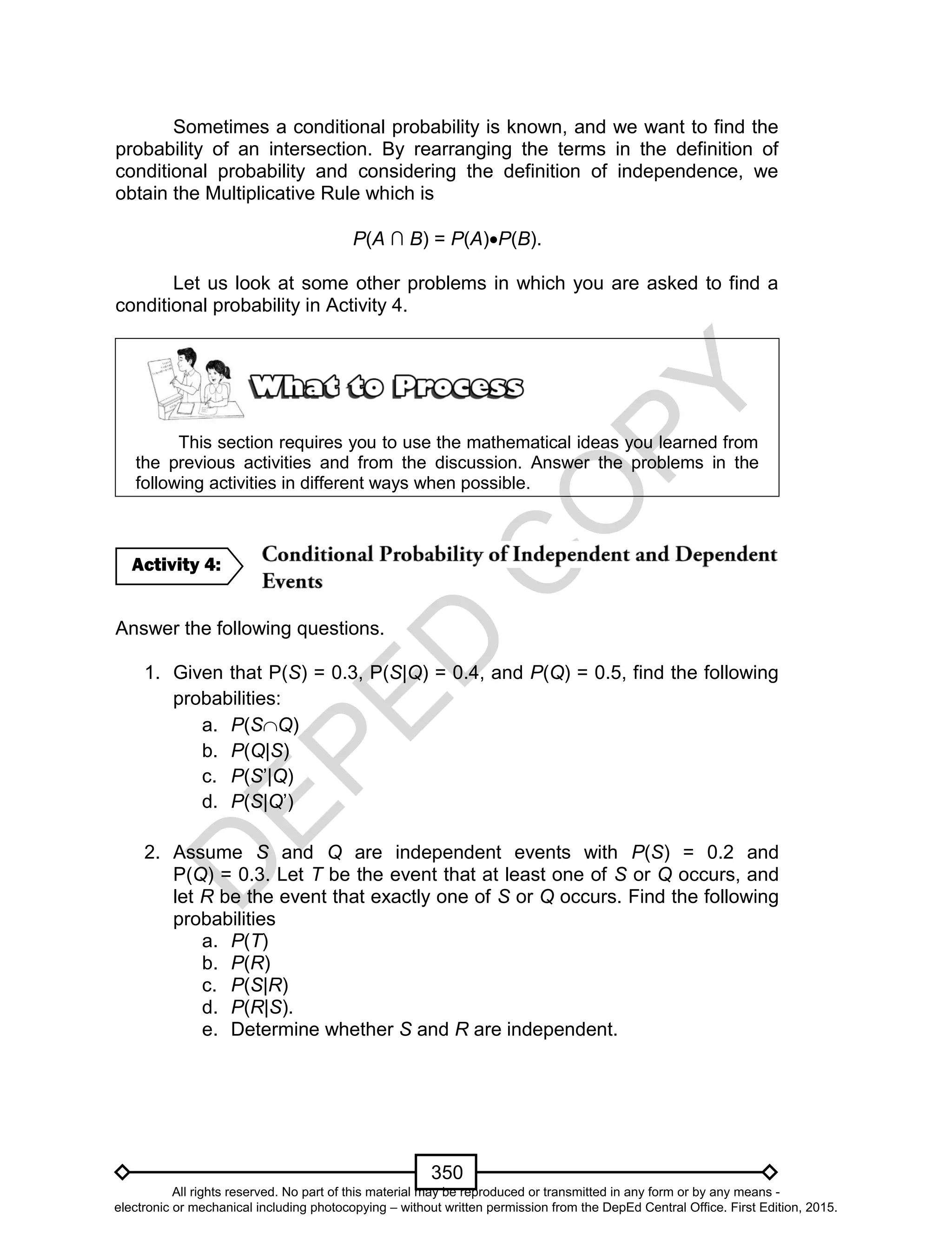 Mathematics 10 Learning Modules Quarter 3 | PDF