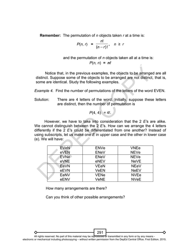 Mathematics 10 Learning Modules Quarter 3 | PDF