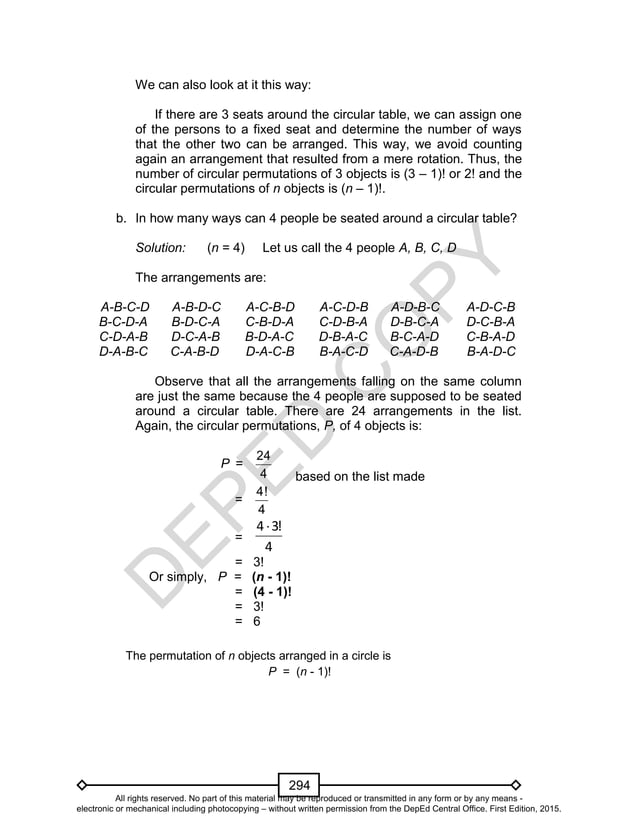 Mathematics 10 Learning Modules Quarter 3 | PDF