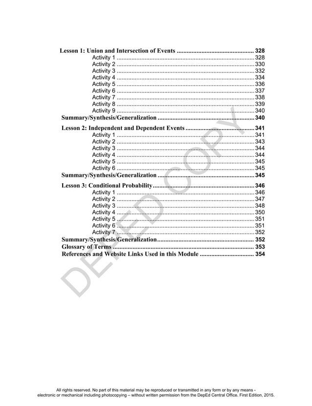 Mathematics 10 Learning Modules Quarter 3 | PDF