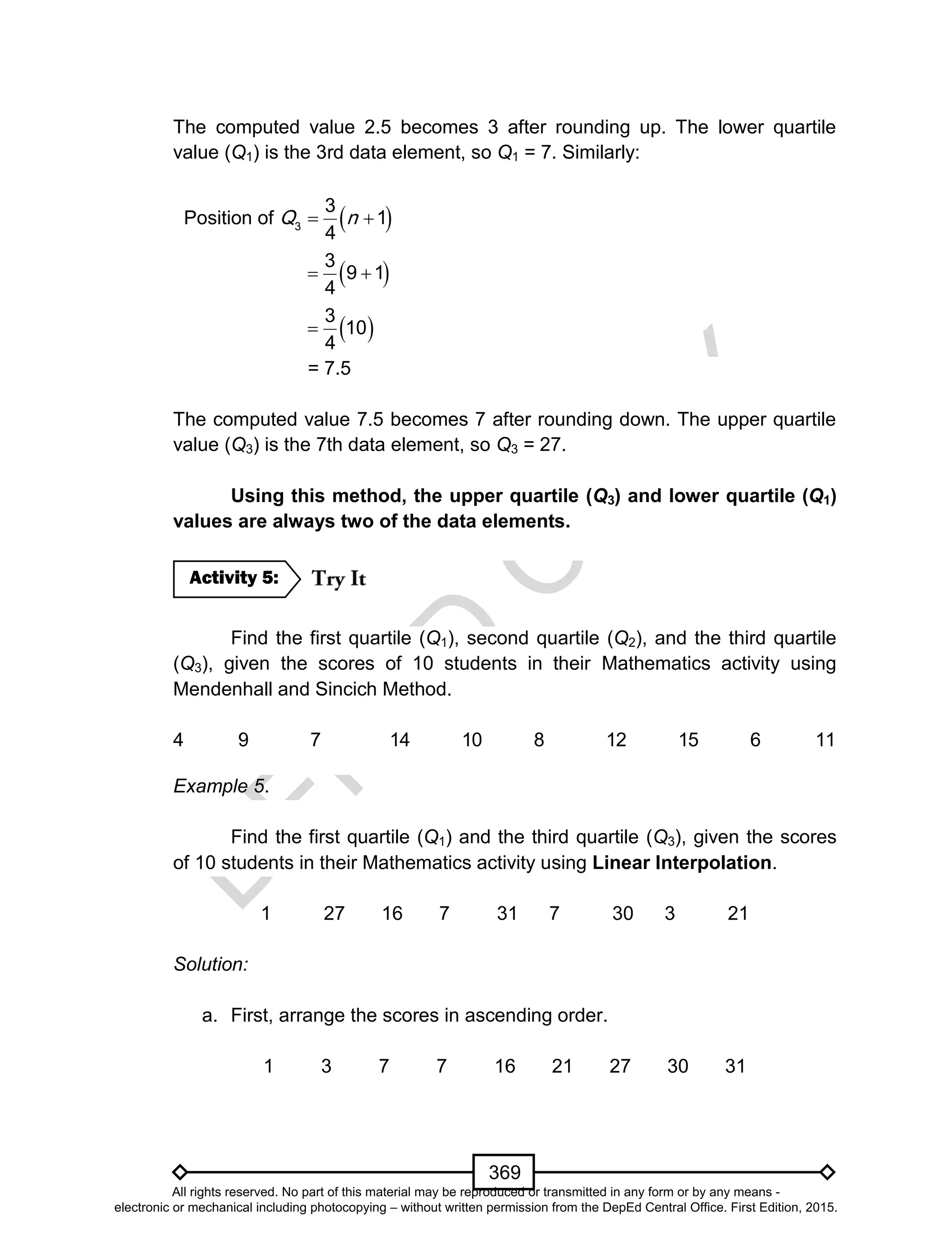 Mathematics 10 Learning Modules Quarter 4 | PDF