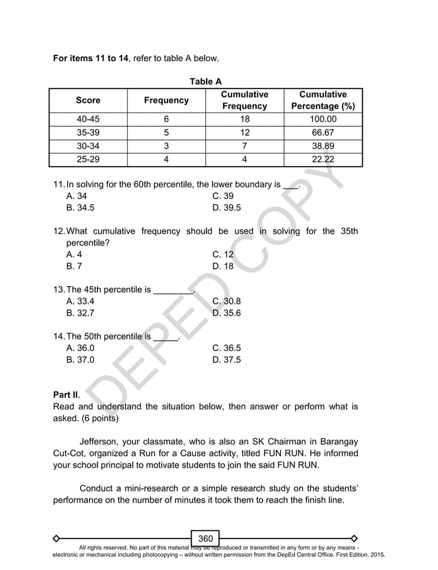 Mathematics 10 Learning Modules Quarter 4 | PDF