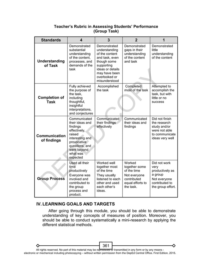 Mathematics 10 Learning Modules Quarter 4 | PDF