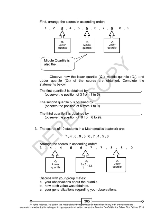 Mathematics 10 Learning Modules Quarter 4 | PDF