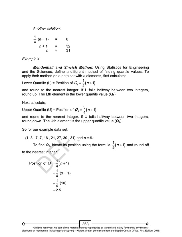 Mathematics 10 Learning Modules Quarter 4 | PDF
