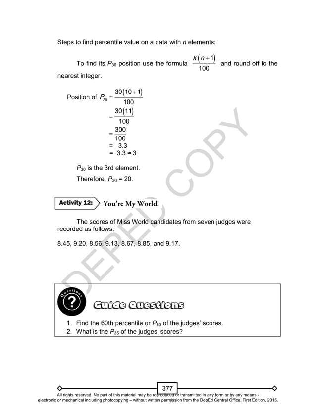 Mathematics 10 Learning Modules Quarter 4 | PDF