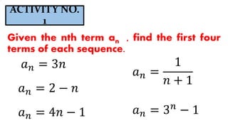 MATH10 SEQUENCE AND SERIES | PPTX
