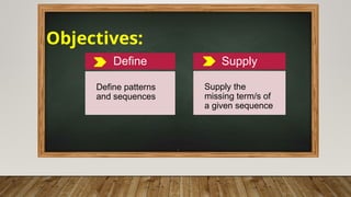 Mathematics 10 Quarter 1 Week 1:Patterns and Sequences | PPT