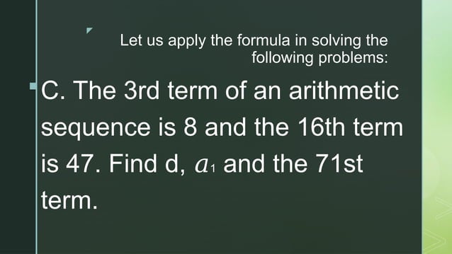 Mathematics 10 Quarter 1 : Arithmetic Sequence | PPTX