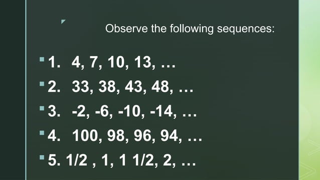 Mathematics 10 Quarter 1 : Arithmetic Sequence | PPTX