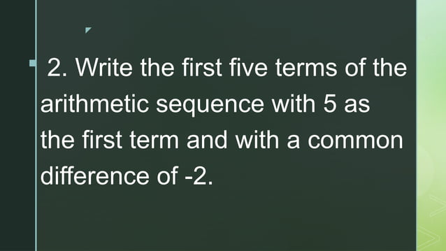 Mathematics 10 Quarter 1 : Arithmetic Sequence | PPTX