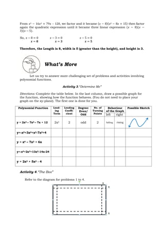 Math10 q2 mod1of8_polynomial function_v2 (1) | PDF
