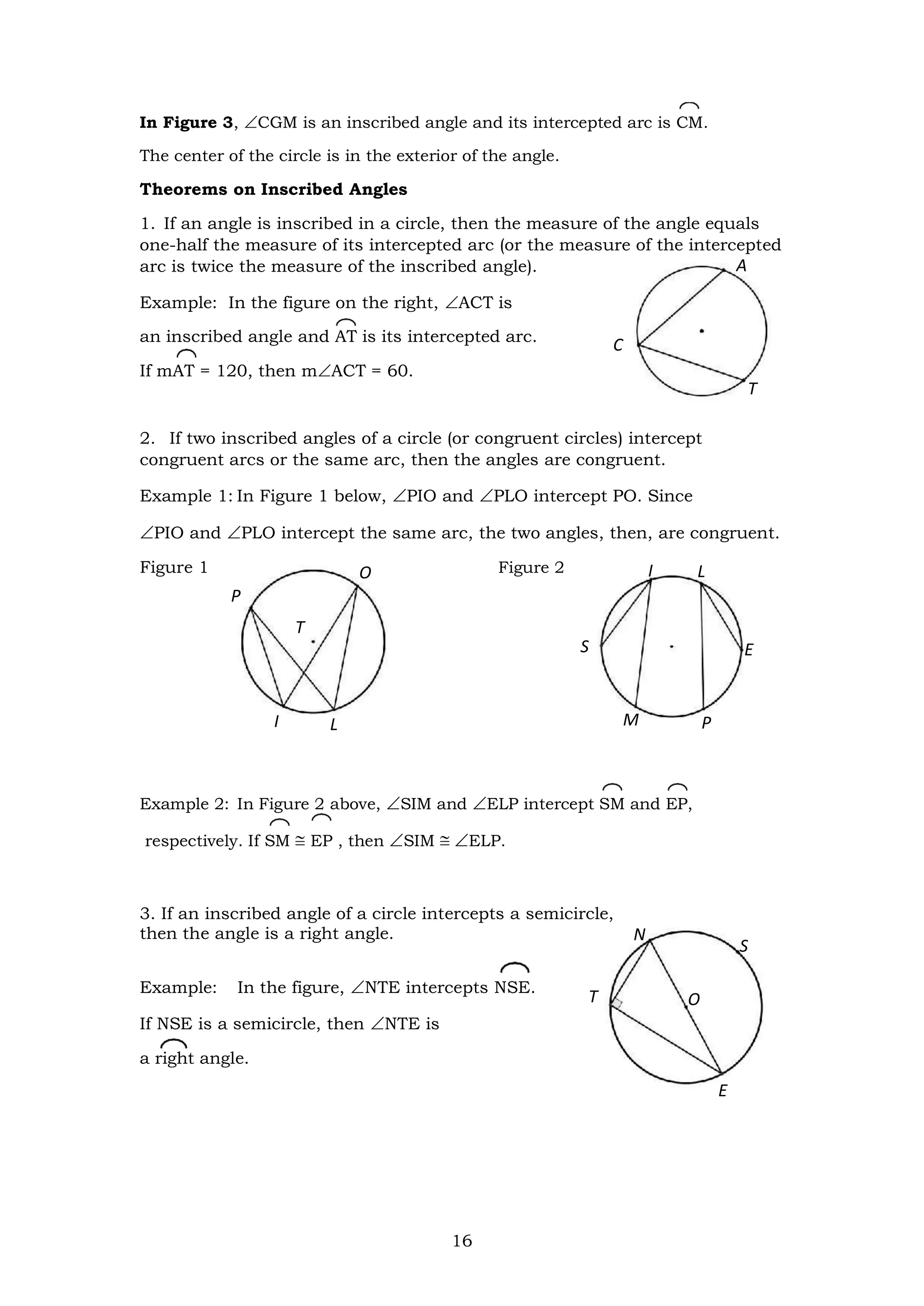 Math10 q2 mod2of8_chords,arcs,central angles and incribe angles of ...