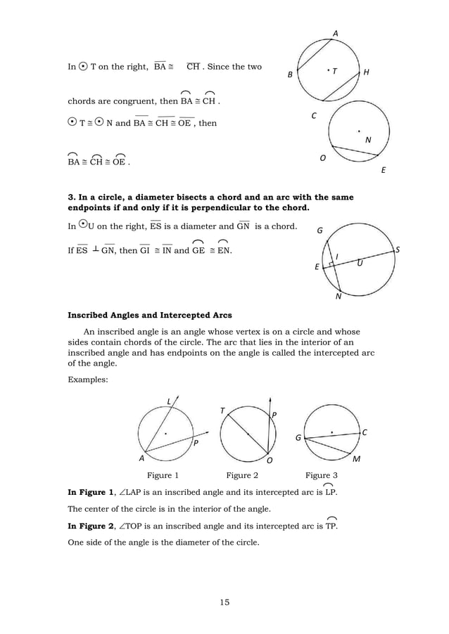 Math10 q2 mod2of8_chords,arcs,central angles and incribe angles of ...