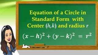 Equation of a Circle in standard and general form | PPTX