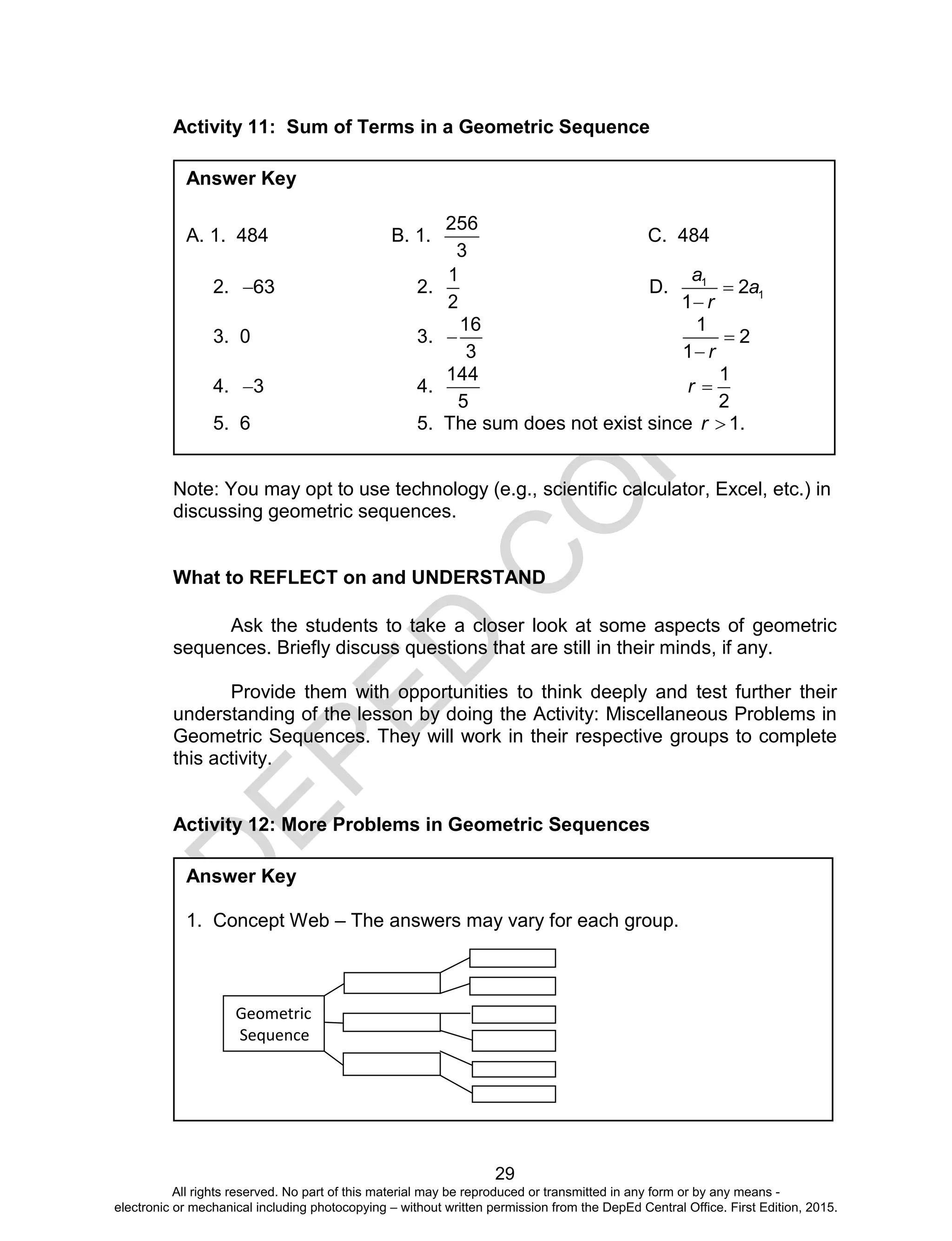 Math10 tg u1 | PDF