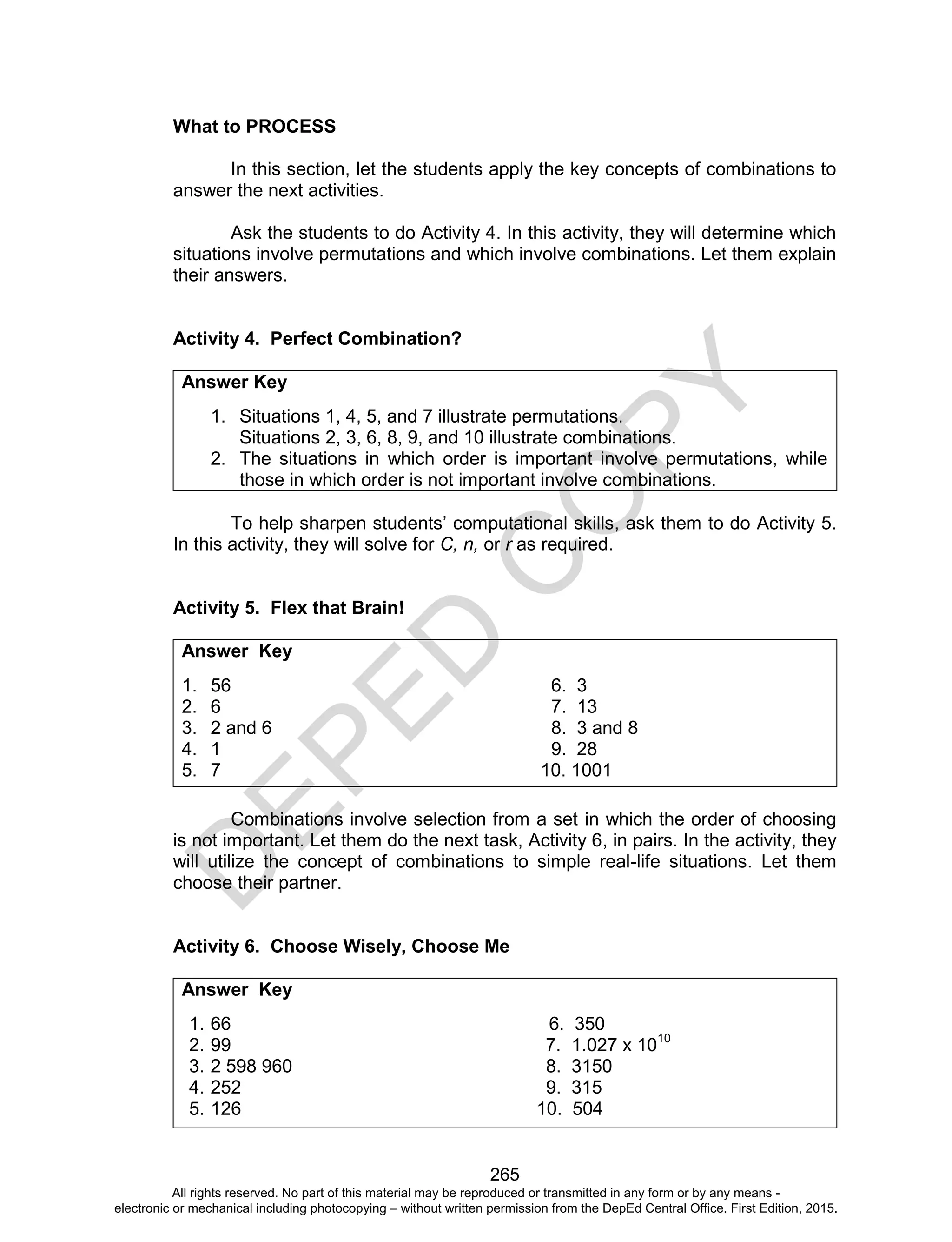 Math10 teaching guide unit 3 | PDF