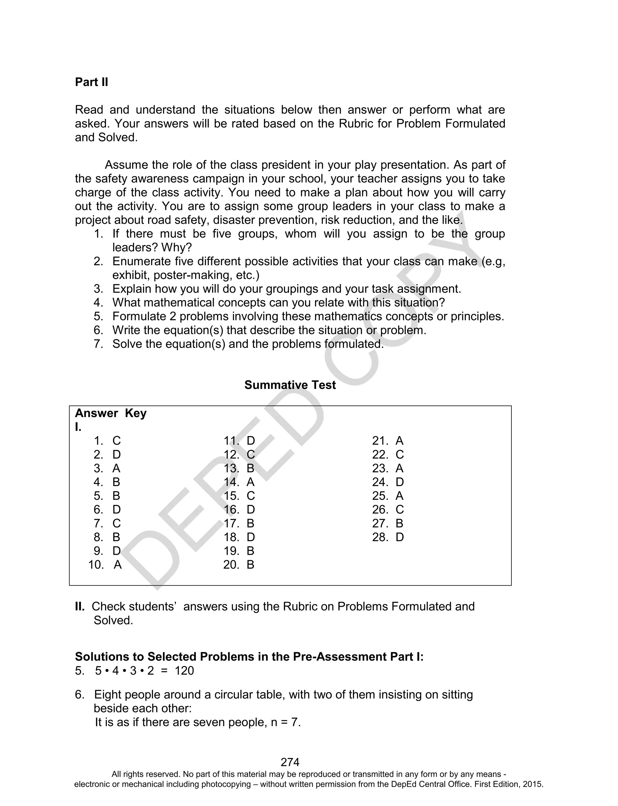 Math10 teaching guide unit 3 | PDF