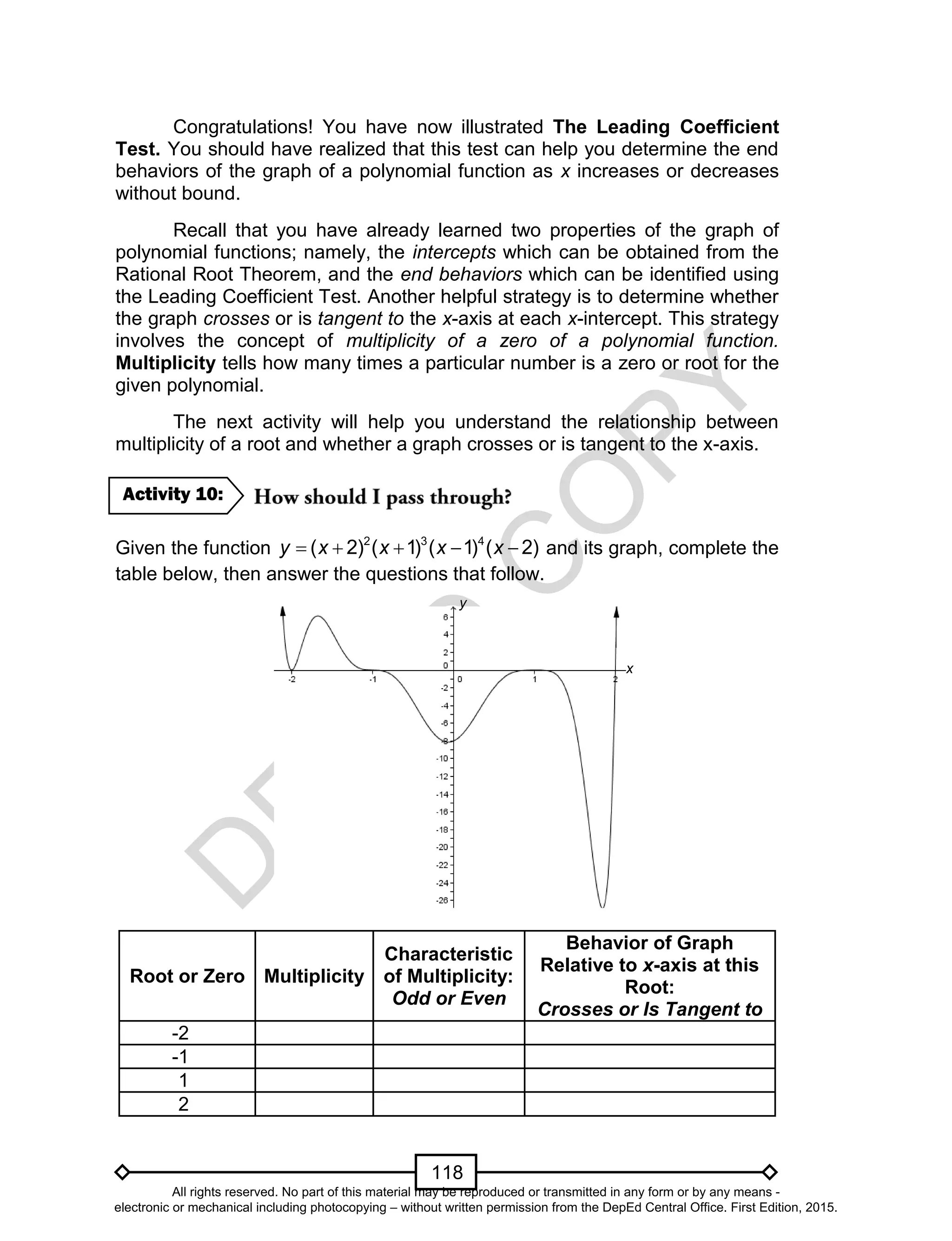 Math 10 Unit 2 LM | PDF | Publishing Industry | Industries