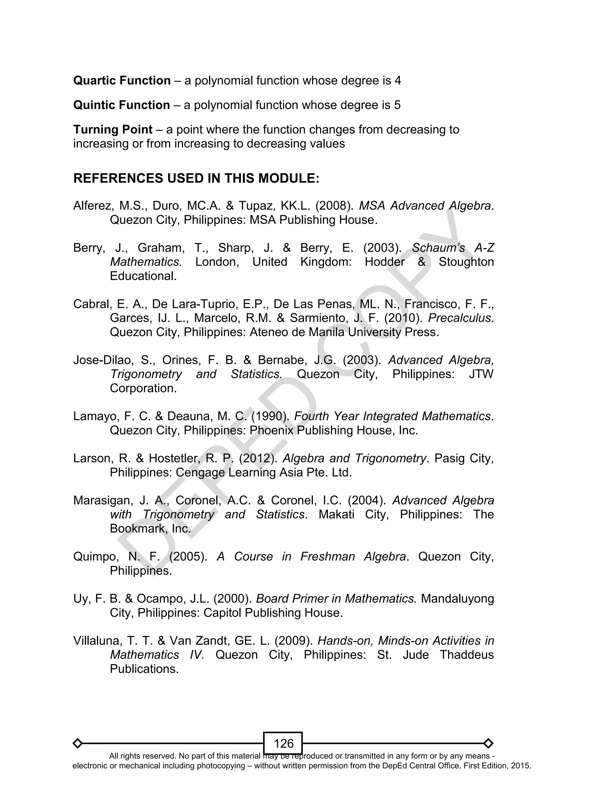 Math 10 Unit 2 LM | PDF | Publishing Industry | Industries