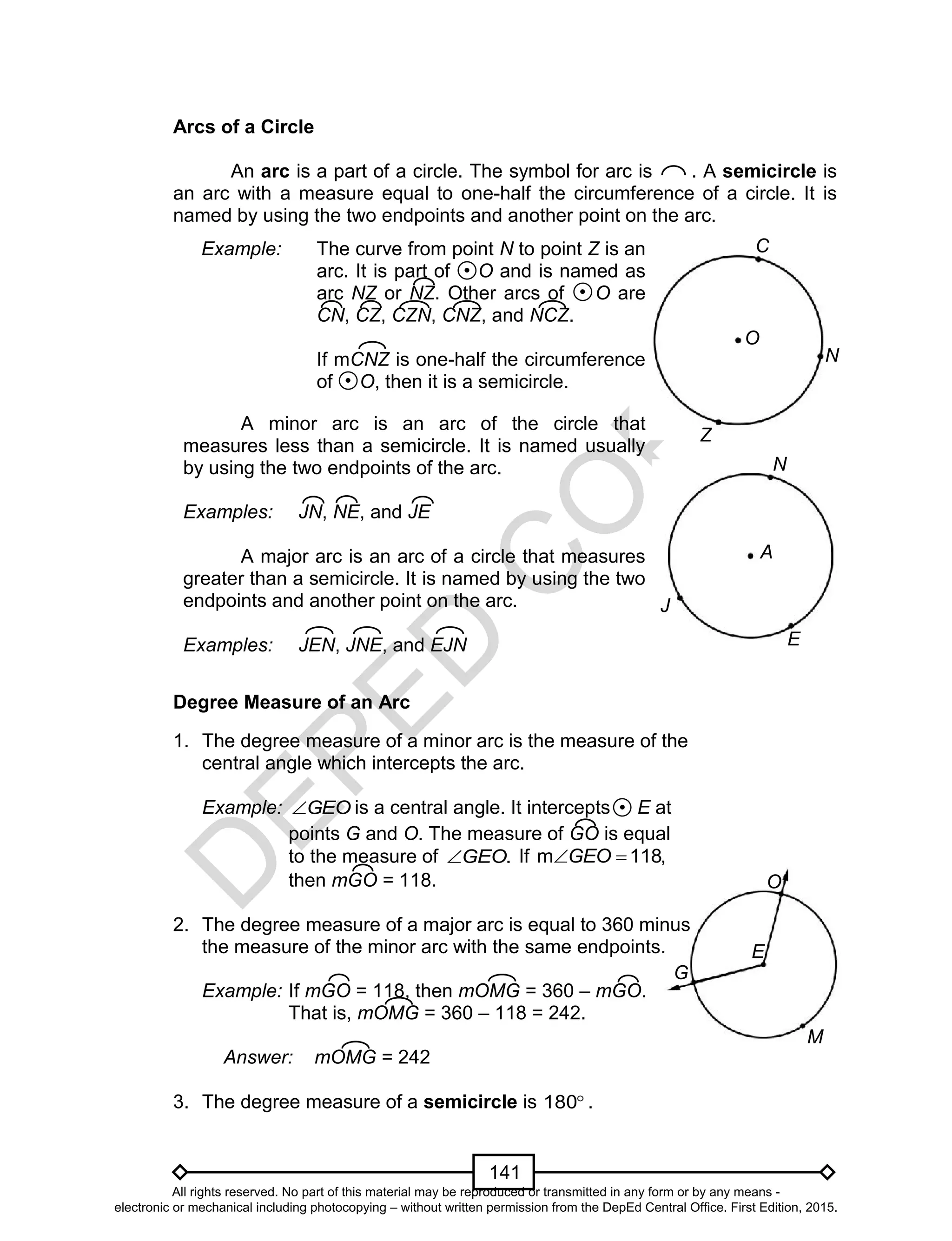 Math 10 Unit 2 LM | PDF