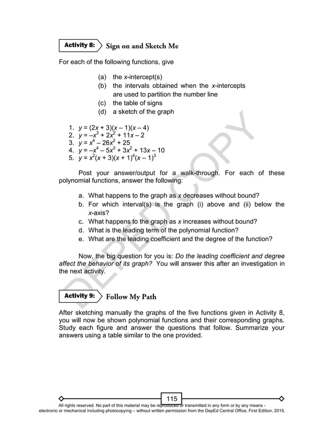 Math 10 Unit 2 LM | PDF | Publishing Industry | Industries