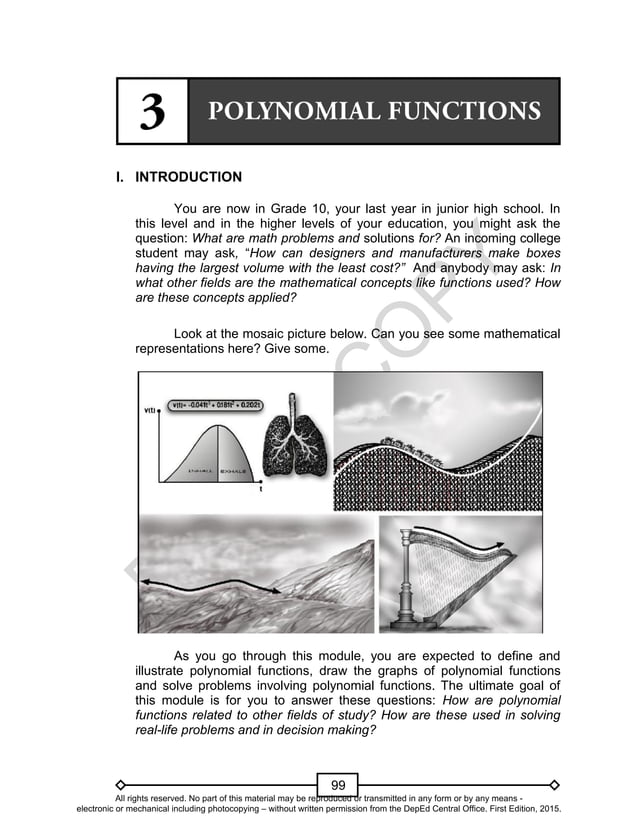 Math 10 Unit 2 LM | PDF | Publishing Industry | Industries