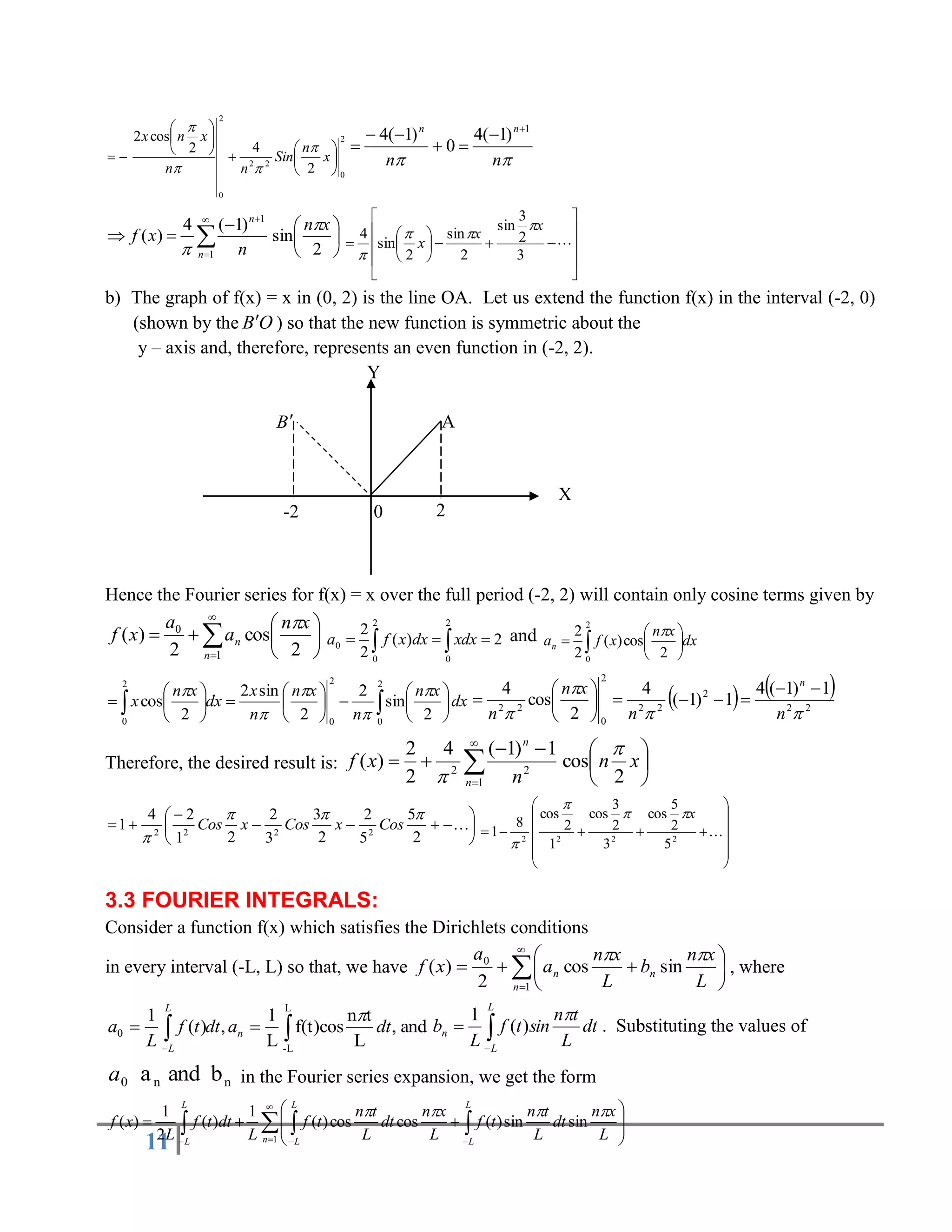 Math 1102 Ch 3 Lecture Note Fourier Series Pdf