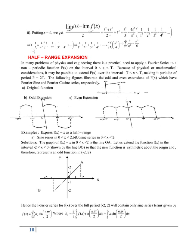 Math 1102-ch-3-lecture note Fourier Series.pdf | Physics | Science